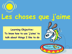 Qu'est-ce que tu aimes faire? | Teaching Resources