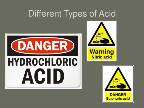 Different types of Acid Power Point | Teaching Resources