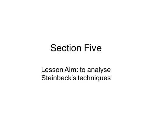 Of Mice and Men Exploring Cultures PPTs | Teaching Resources