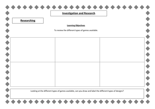 Design and Technology children's planning booklet | Teaching Resources