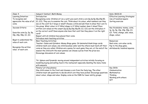 Money | Teaching Resources