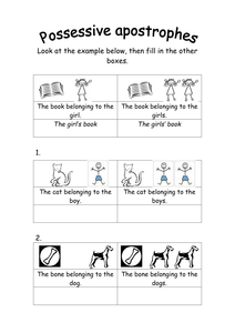 Possessive apostrophes by groov_e_chik - UK Teaching Resources - TES