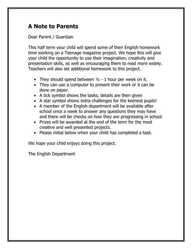 Kids Say Writing-based Homework Pack | Teaching Resources