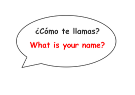 como te llamas | Teaching Resources