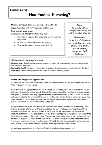 Motion | Teaching Resources