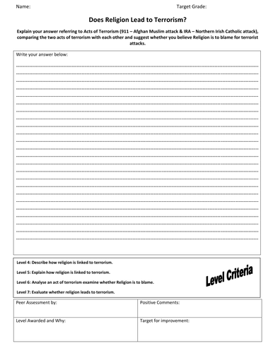 Is Religion dangerous? Sow and Resources | Teaching Resources