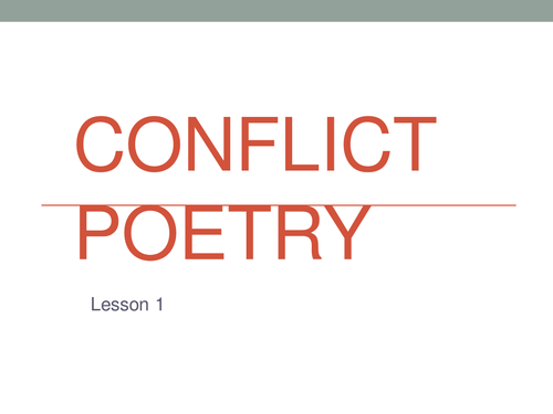 Shakespeare/Conflict Poetry Link CA Lessons | Teaching Resources