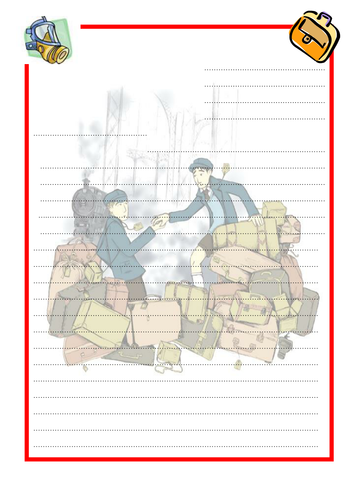World war 2 themed writing paper | Teaching Resources