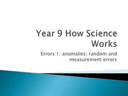 How Science Works; anomalies 2 | Teaching Resources