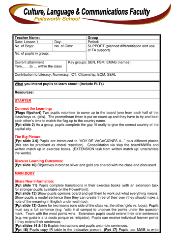 Las vacaciones | Teaching Resources