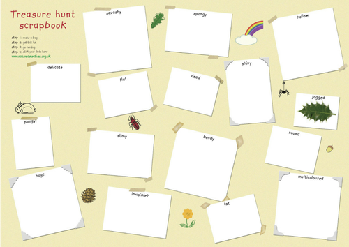 Hunt - Treasure Hunt Scrapbook | Teaching Resources