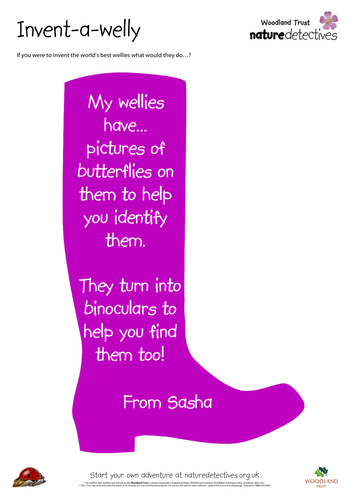 Design your own wellies | Teaching Resources