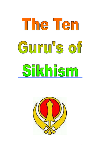 Sikhism Information | Teaching Resources