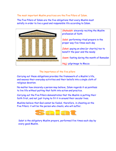 Islam fact sheets and booklets... | Teaching Resources