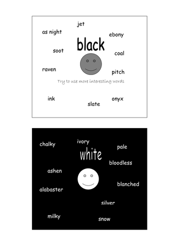 Alternative colour word squares | Teaching Resources