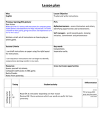 Planning and writing instructions | Teaching Resources