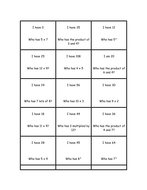 Multiplication loop cards follow me plenary game | Teaching Resources