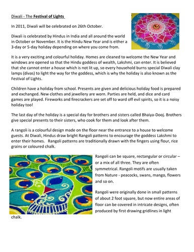 Diwali | Teaching Resources