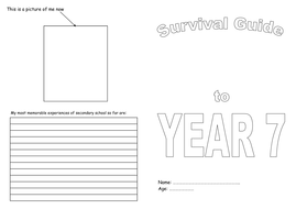 How to Survive Year 7 - Create A Guide | Teaching Resources