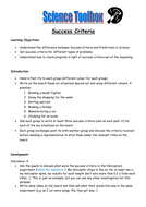 Setting Success Criteria in Science | Teaching Resources