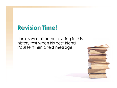 Story Writing - The Text Message | Teaching Resources