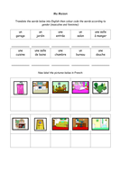 Dans Ma Maison - WORKSHEET | Teaching Resources