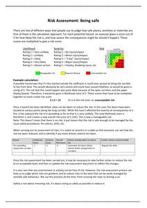 Students' Risk Assessment by tafkam - UK Teaching Resources - TES