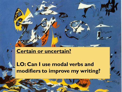 KS3 / KS4 Academic Writing: The Versatile Verb | Teaching Resources