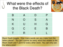 Year 7 Black Death and peasants revolt sow by k80dunx | Teaching Resources