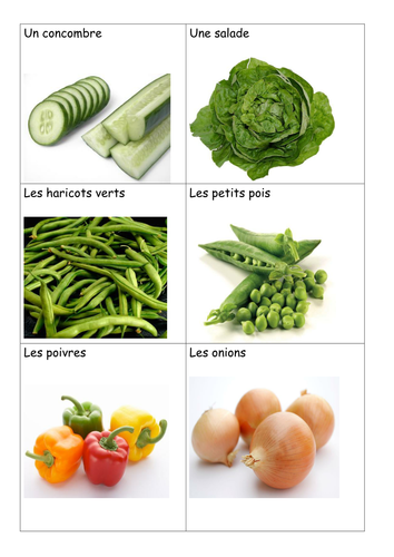 Fruit and veg - Les fruits et les legumes | Teaching Resources