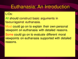 An introduction to euthanasia | Teaching Resources