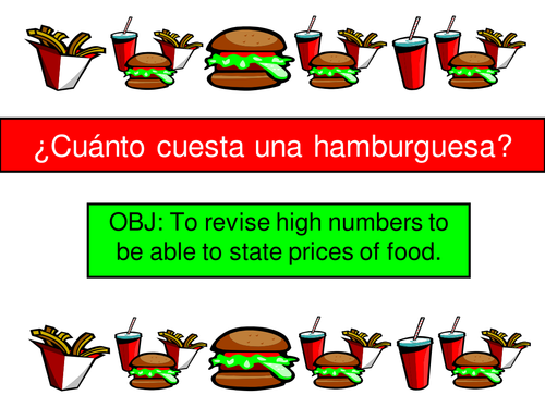 Cuánto cuesta? - LESSON NUMBERS / PRICES | Teaching Resources