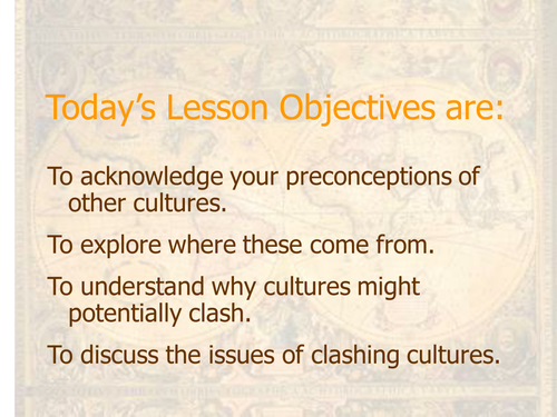 Full lesson Powerpoint on Cultural preconceptions | Teaching Resources