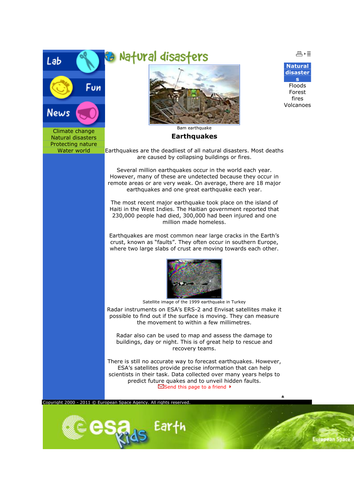 Natural Disasters | Teaching Resources