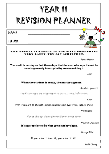 Revision Guide - ueful for Year 11s and A level | Teaching Resources