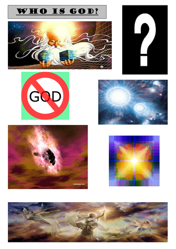 Who is God task - with pictures | Teaching Resources