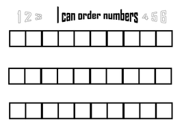 Order blank number track by teresa1978 - Teaching Resources - Tes