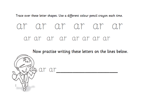 TES Phonics Does Handwriting - ar | Teaching Resources