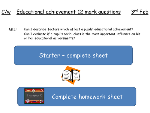 Education - 12 mark questions | Teaching Resources Education - 12 mark questions | Teaching Resources