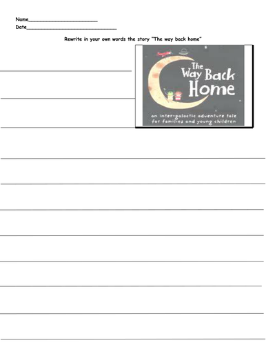 The Way Back Home | Teaching Resources