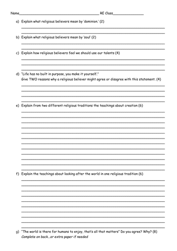 Our World Assessments | Teaching Resources