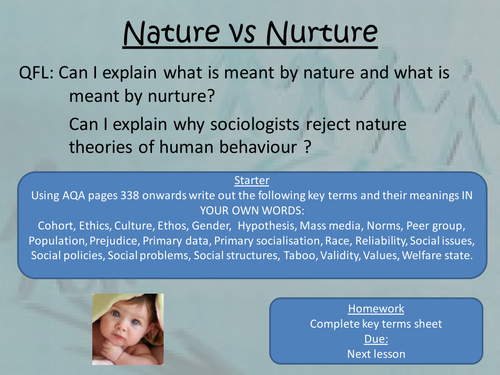 Nature v nurture | Teaching Resources