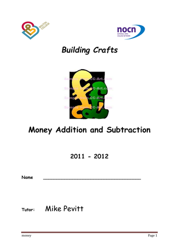Gcse Maths Addition And Subtraction Worksheet Teaching Resources