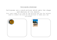Worksheet Calligram drawings.doc (678 KB, Microsoft Word)