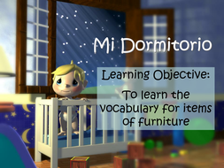 En mi dormitorio - LESSON / BEDROOM / FURNTIURE | Teaching Resources