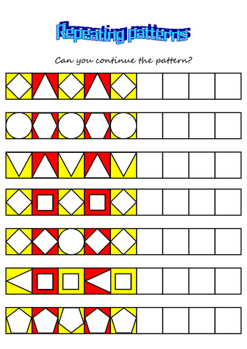 Tricky patterns | Teaching Resources