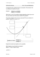Differentiation Introduction | Teaching Resources