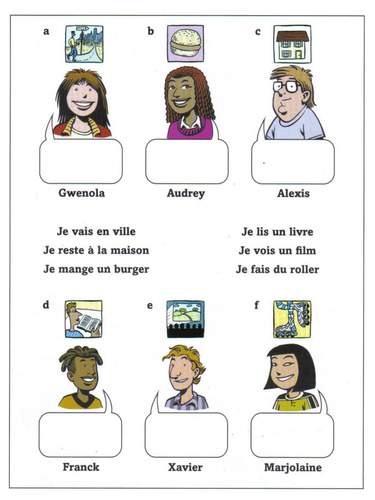 Metro 2 vert - que fais tu? extra resources | Teaching Resources