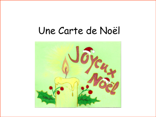 French Christmas cards | Teaching Resources