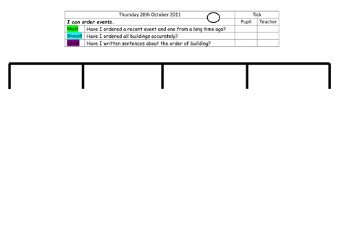 Timeline the pictures of buildings in Brixton | Teaching Resources